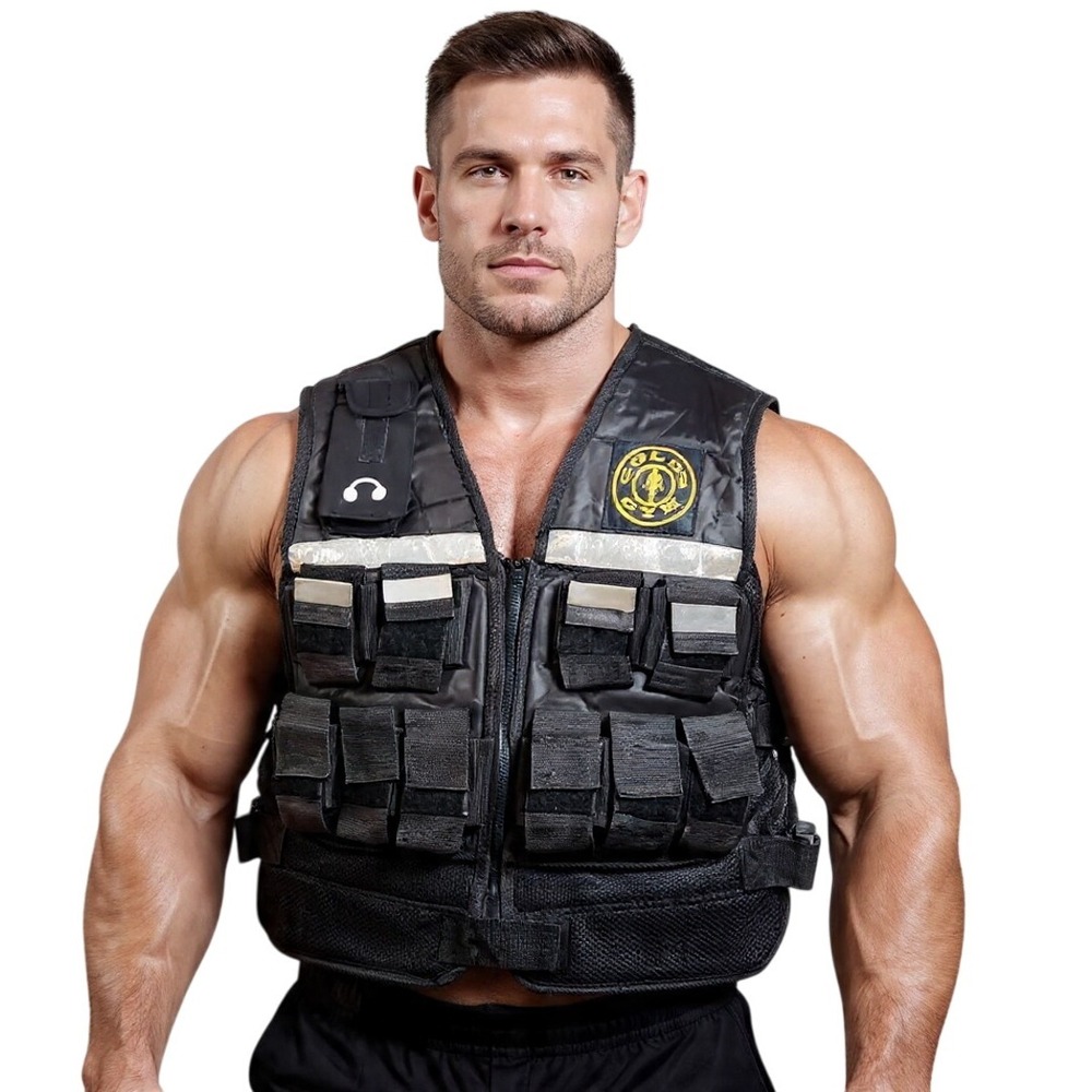 Rare Vintage Gold's Gym Weighted Vest 90s/Y2k Discont… - Gem